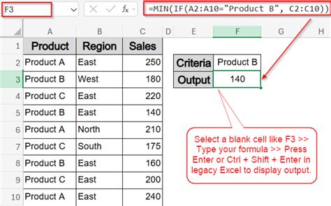How To Find The Lowest Value With Criteria In Excel 5 Methods Excel Insider