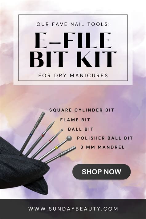 E File Bit Kit Buy Now Sunday Beauty Boutique