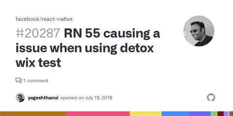 Rn 55 Causing A Issue When Using Detox Wix Test · Issue 20287