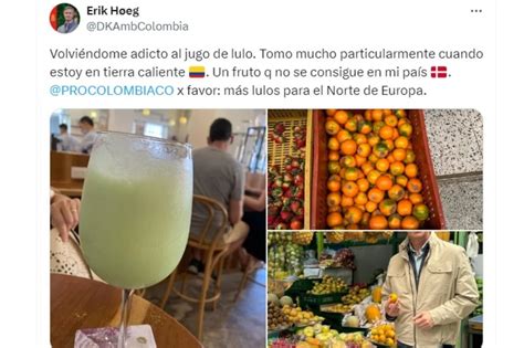 Embajador De Dinamarca Revel Que Tiene Un Vicio Adquirido En Colombia Volvi Ndome Adicto