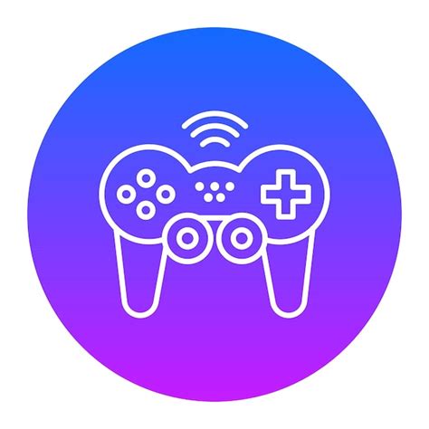Premium Vector Wireless Joystick Vector Illustration