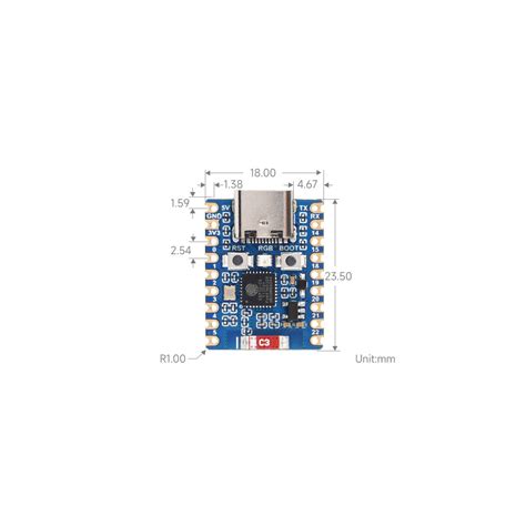 Waveshare Esp32 C6 Mini Development Board Pre Soldered 24ghz Wifi 6