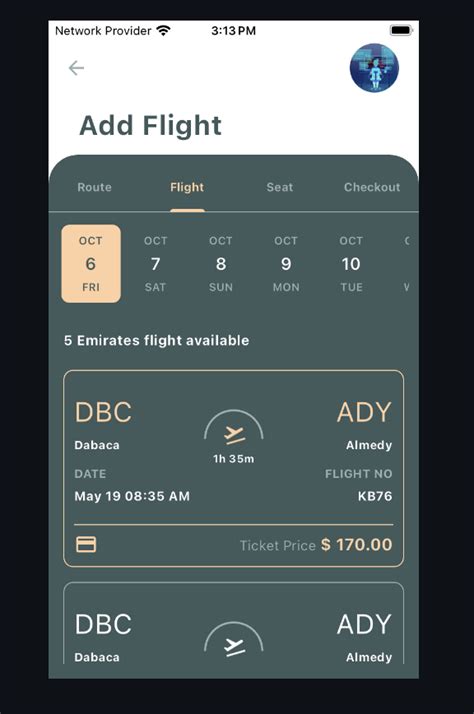 A Flutter Air Ticket Booking Ui Source Code