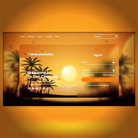 A Website With Login And Register Html And Css And Javascript Creative