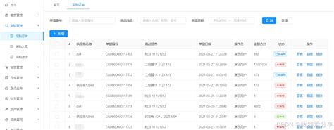 Javavue构建的erp进销存管理系统（源码文档）进销存erp源码 Csdn博客