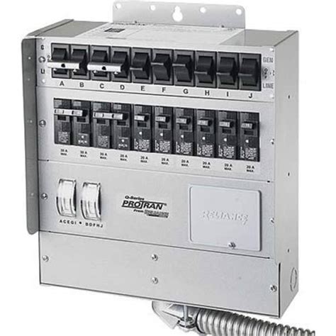 Reliance Controls Indoor 50-Amp Manual Transfer Switch – SMART GENERATORS