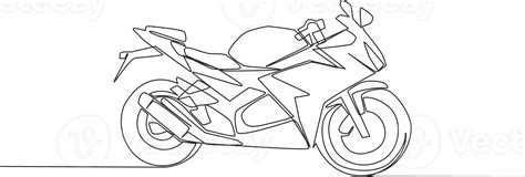 Un Continu Ligne Dessin De Luxe Sport Moto Logo Gros Moto Concept