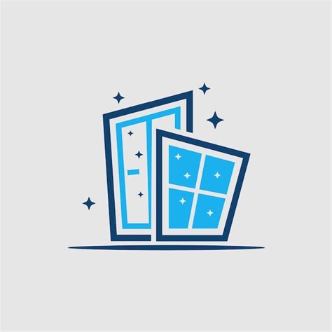 Elemento de plantilla de diseño de logotipo de windows diseño de icono de windows Vector Premium