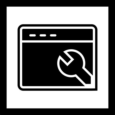 Browser Settings Icon Design 507946 Vector Art At Vecteezy
