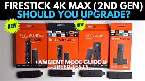 New Firestick 4k Max 2nd Gen Vs All Firesticks Youtube