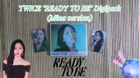 UNBOXING TWICE READY TO BE ALBUM (Digipack Mina version) - YouTube