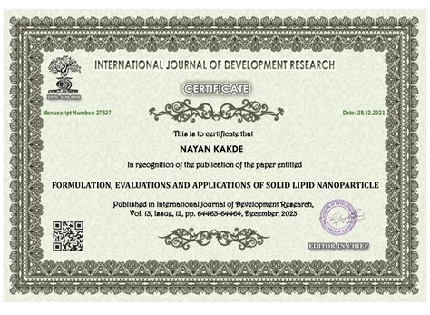 Nayan Kakde On Linkedin My First Review Artical Is Published In International Journal Of