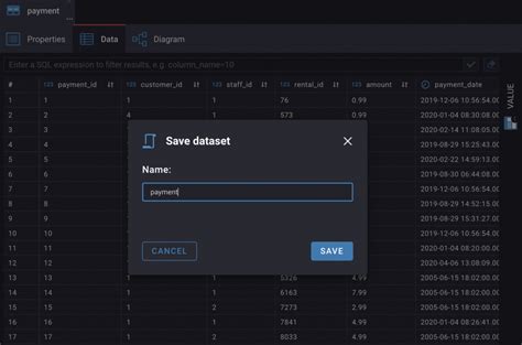 shared and private projects in the team edition