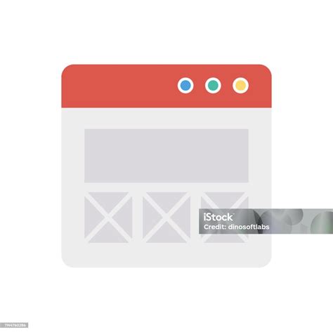 web page browser window stock illustration download image now