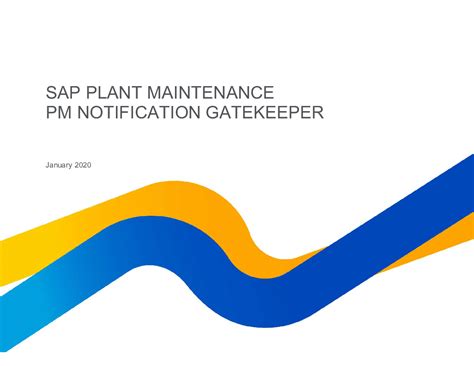 Sap Plant Maintenance Notification Gatekeeper Ppt Slide Deck Sap Plant Maintenance Notification Gatekeeper Ppt Slide Deck