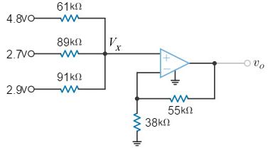 Solved Determine The Output Voltage Vo Of The Noninverting Chegg Com