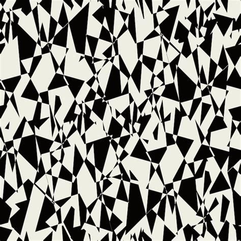 Premium Vector Broken Pieces Decorative Geometric Seamless Pattern Repeating Background