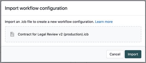 move a workflow configuration between demo and production environments