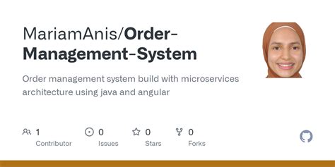 Github Mariamanisorder Management System Order Management System
