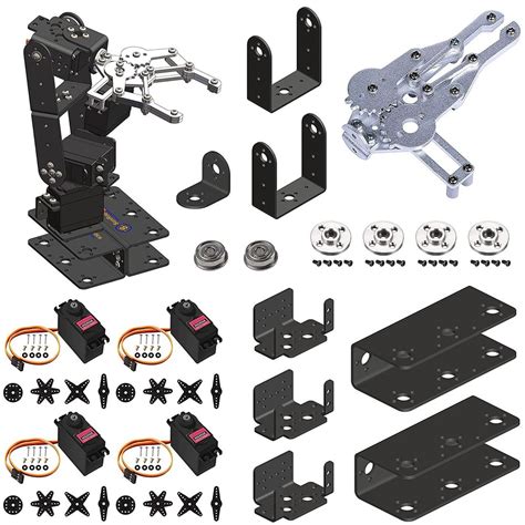 Sunrobotics Aluminium Alloy Based 4dof6dof Robotic Arm Diy Kit