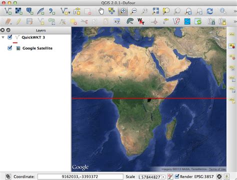 how to draw or add a line indicating a specific latitude longitude
