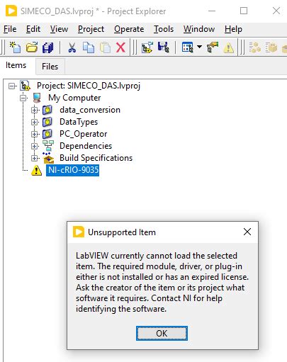 Solved Cannot Open Project With Criofpga And Ethercat Page 2 Ni