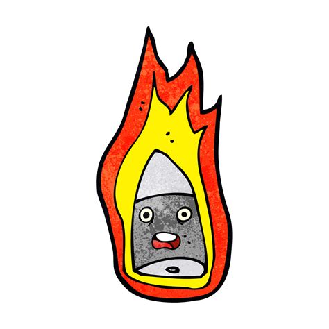 Cartoon Flaming Bullet 44954363 Png