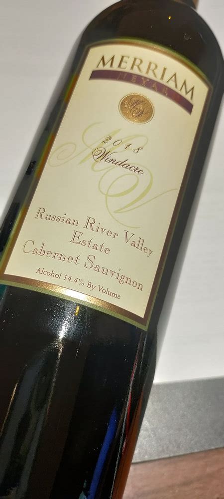 Wine Review Merriam Vineyards 2018 Estate Windacre Vineyard