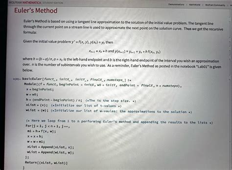Solved Use Mathematica To Complete The Following Problems