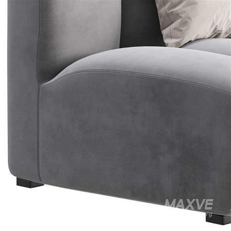Lando Modular Curved Seat Ii 3d Model Download Maxve