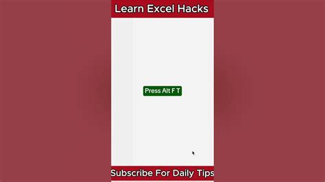 Excel Hack Exceltips Spreadsheet Youtube