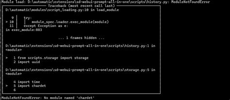 Vlad分支下在5月16日e04feb9版本开始报错 · Issue 34 · Phystonsd Webui Prompt All In