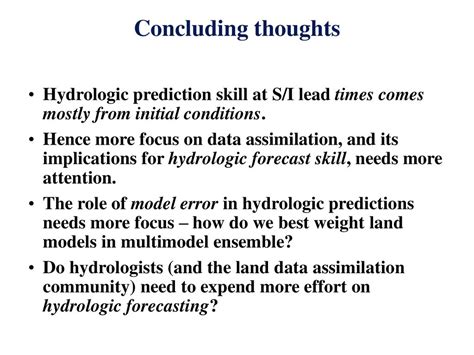 Advances In Seasonal Hydrologic Prediction Ppt Download