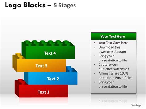 Stages Lego Blocks Powerpoint Slides Presentation PowerPoint Diagrams PPT Sample