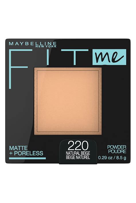 Maybelline Fit Me Matte Poreless Pressed Powder 220 Carnesia