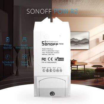 Sonoff Pow R WiFi Wireless Switch ON Off A Smart Home With Real Time Power Consumption