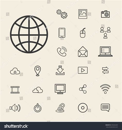 Vector Connection Digital Technology Ui Concept เวกเตอร์สต็อก ปลอดค่าลิขสิทธิ์ 445262203