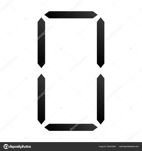 숫자들의 디지털 디스플레이 스코어보드 디지털 스톱워치 스톡 벡터 ©vectorguy 460023666