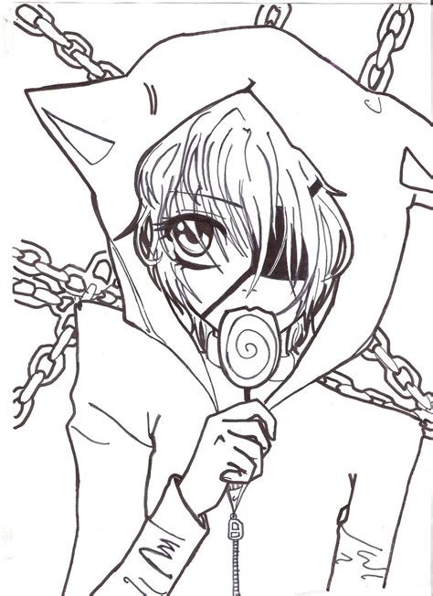 Раскраски аниме парни с ушками - 58 фото