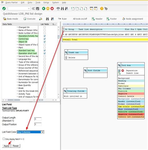Pmcs Task List Header And Operation Report Via Sqv Sap Community