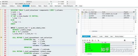 Sap Abap 解析 Excel 文件的函数 Textconvertxlstosap 单步执行分析 知乎