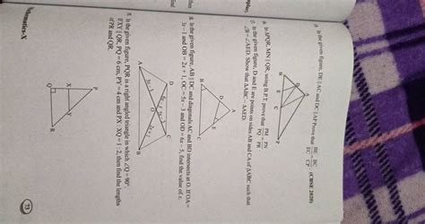 In The Given Figure DEAC And DCAP Prove That ECBE CPBC CBSE