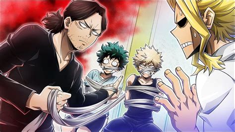 Deku Bakugou Aizawa All Might Anime Guys My Hero Academia