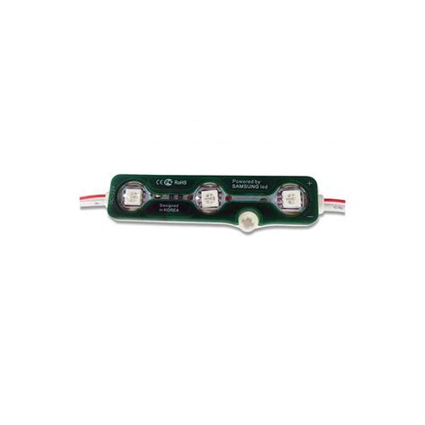 Módulo Led Verde 072w 3smd Chips Smd5050 Ip67