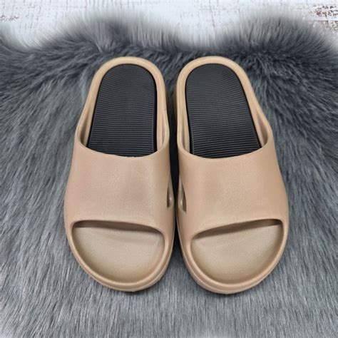 Купити Шльопанці сланці жіночі Progress кавові пінкові на платформі 4768 по низькій ціні в По