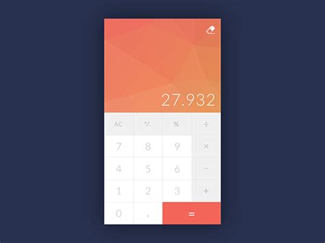 Daily UI Calculator On Behance