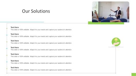 Business Overview Ppt Slides Our Solutions Icon Ppt Professional