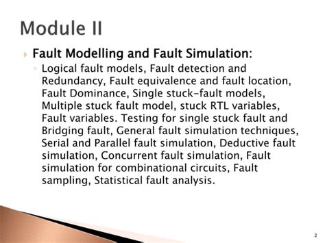 l1 fault modeling 121 pptx