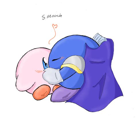 Meta Knight And Kirby Kiss