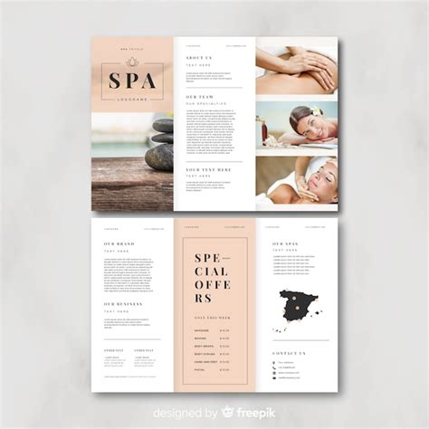 Spa Brochure Design Inspiration